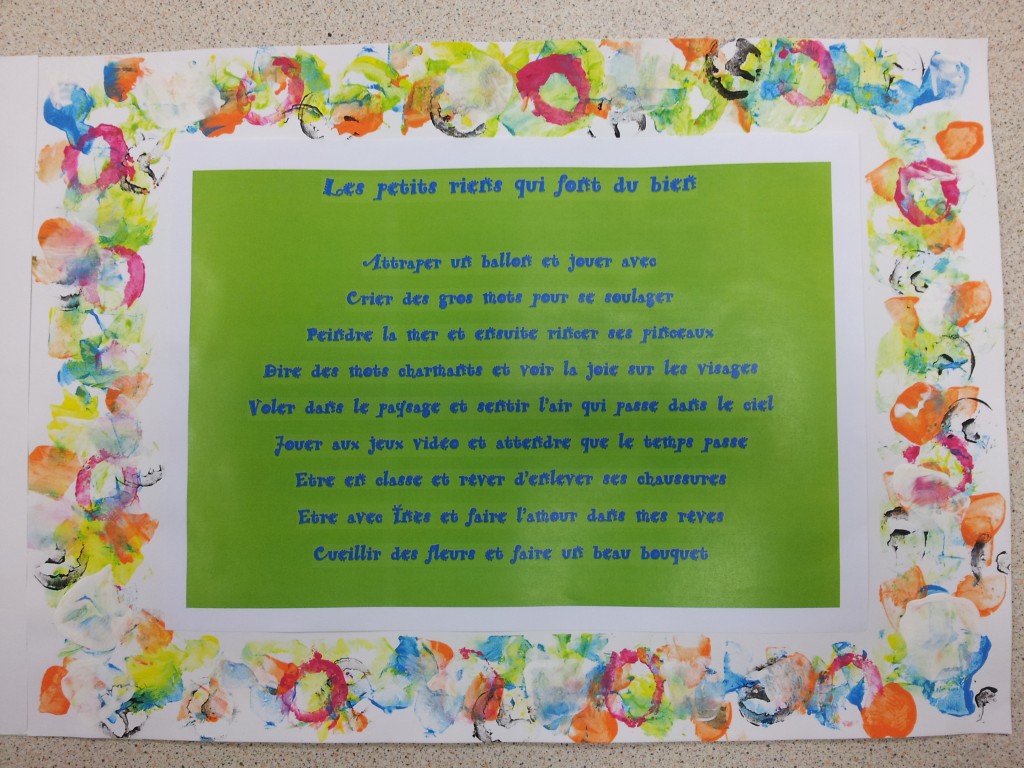 Les petits riens qui font du bien - IEM Rossetti